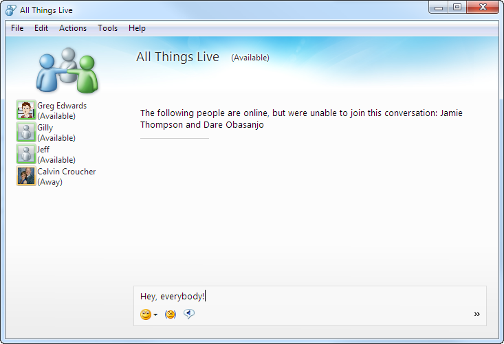 Create a group using Windows Live Messenger – gregsedwards