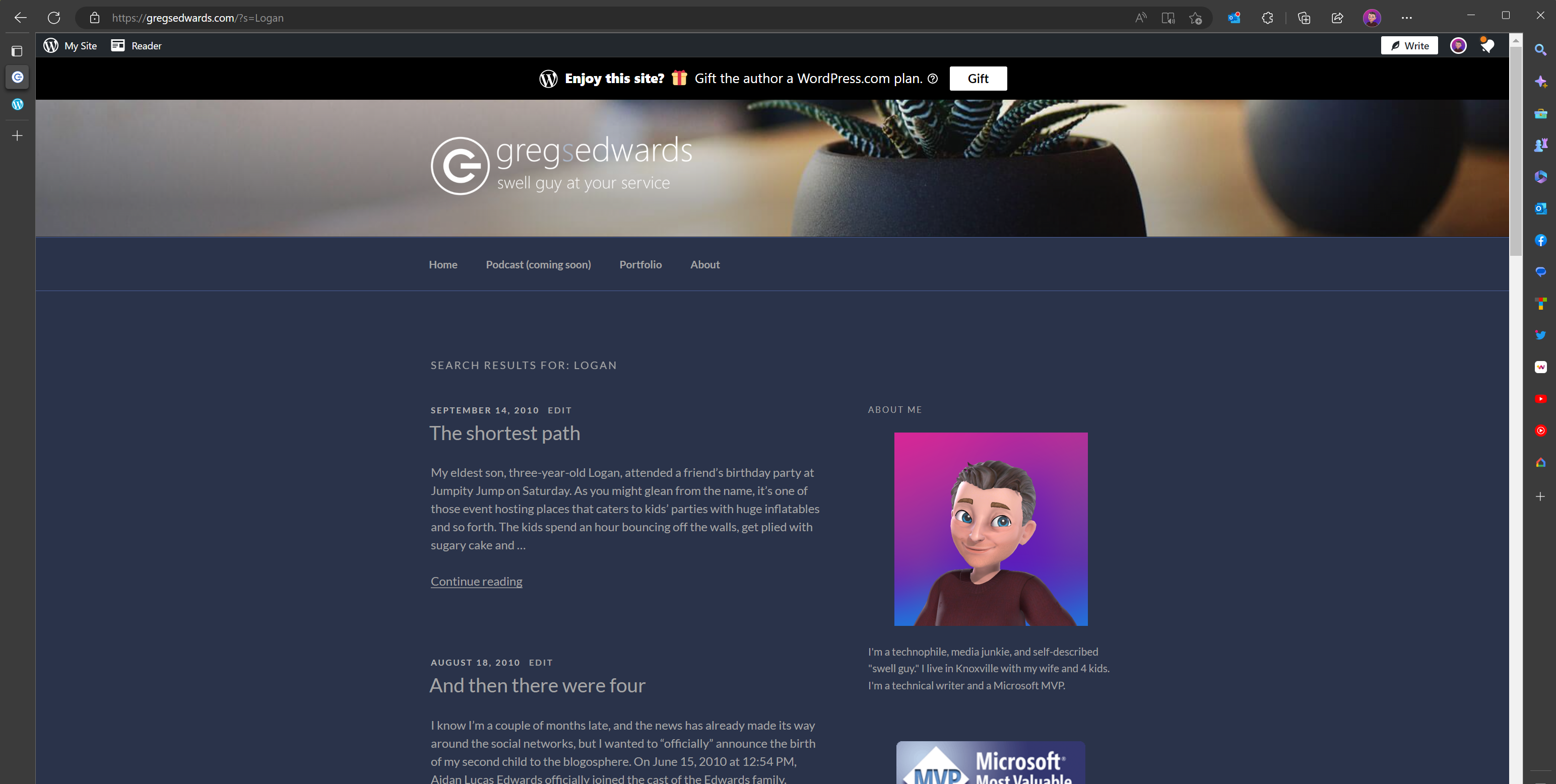 Better site searching with Edge – gregsedwards